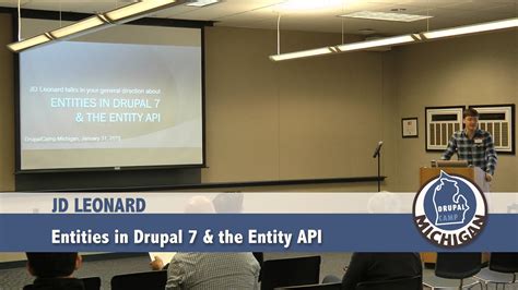 entities in drupal 7 and the entity api jd leonard youtube