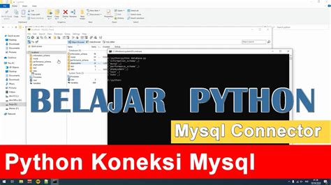 python mysql connector cara koneksi database mysql dengan python