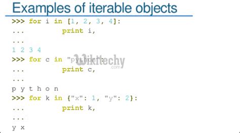 python tutorial iterator python iterators in python