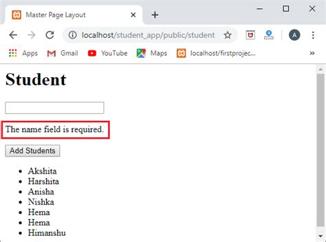 laravel validation javatpoint