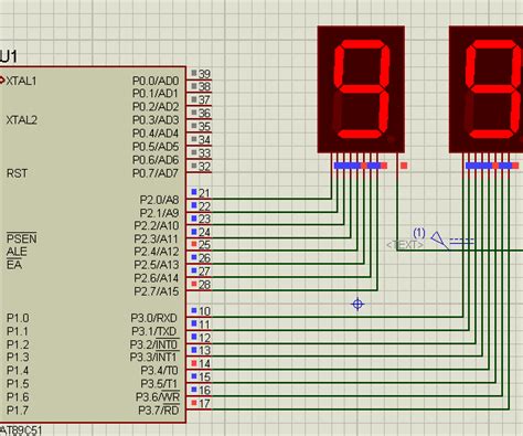 how to count from 0 to 99 using 8051 microcontroller with 7 segment