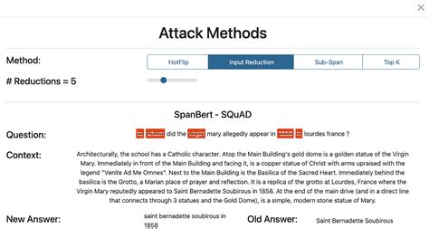 Interpreting Adversarial Attacks In Question Answering With Ukp Square
