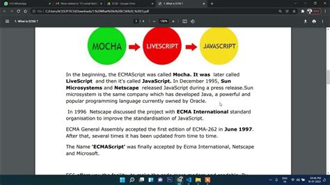 ecmascript 6 01 introduction and what is es6 youtube