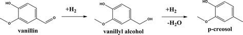 Vanillin Hydrodeoxygenation Kinetic Modelling And Solvent Effect