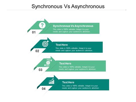synchronous vs asynchronous ppt powerpoint presentation infographic