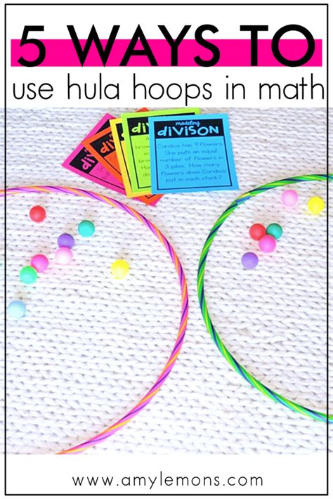 5 Math Activity Ideas Using Hula Hoops Amy Lemons
