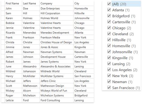filter elements wpf controls devexpress documentation