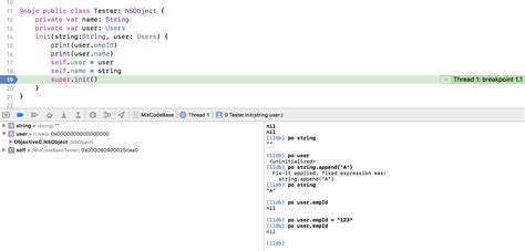 [answer] why sending nil as parameters from objc c to swift class