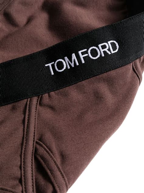 Tom Ford Logo Waistband Briefs Farfetch