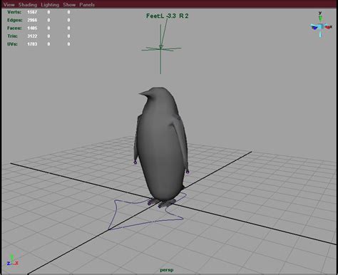 penguin animate 3d model