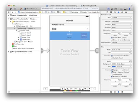 custom header and footer views for uitableviews accella accella