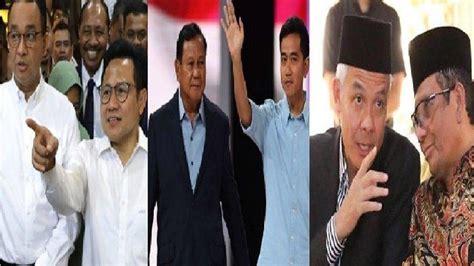 6 Survei Terbaru Elektabilitas Capres 2024 Prabowo Unggul Anies Dan