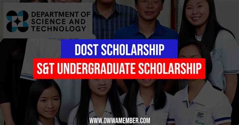 How To Apply Dost Sandt Undergraduate Scholarship Owwa Member