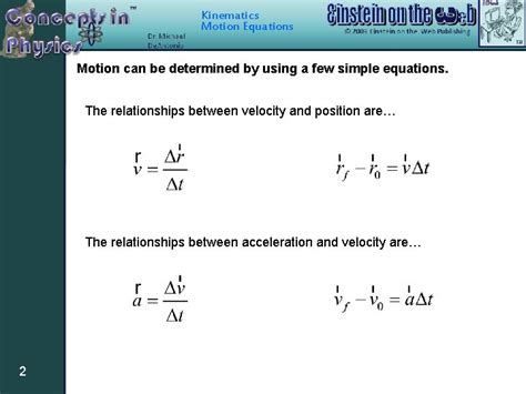 Kinematics Motion Equations Of Motion Constant Acceleration Problem