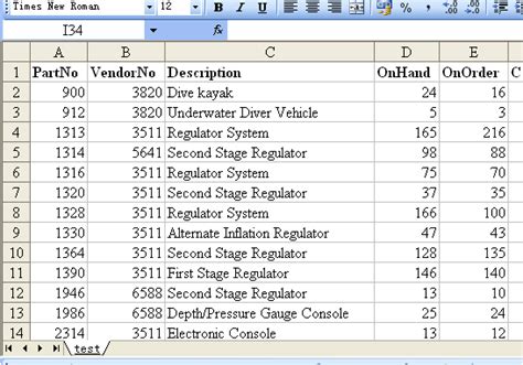 data export ms access in c vb