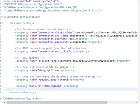 java hibernate with sql server 2014 stack overflow