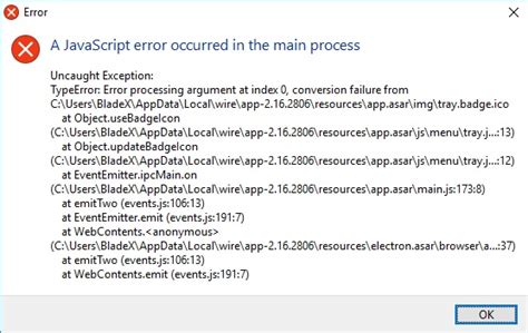 Javascript Error Uncaught Exception Usebadgeicon · Issue 968