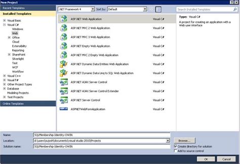 mevcut bir web sitesini sql üyeliğinden asp identity