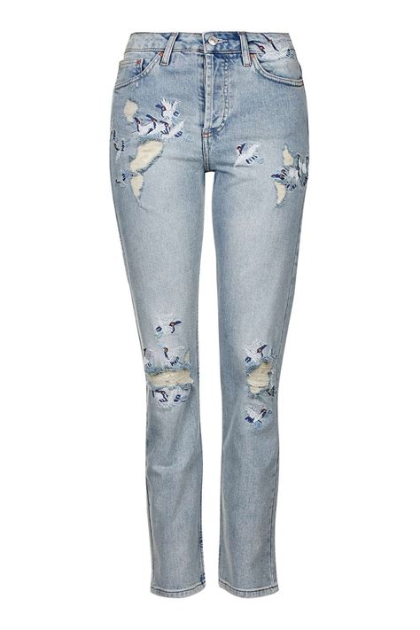 Bella Hadid Wears Embroidered Jeans On Instagram Teen Vogue
