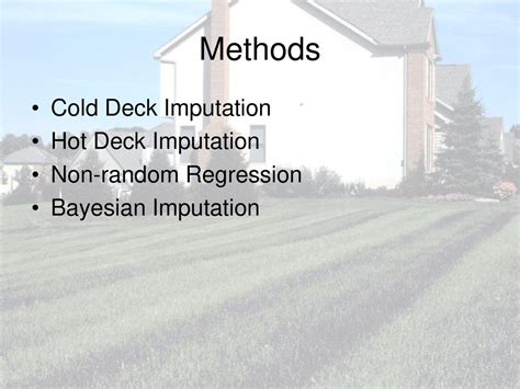 Missing Data Imputation In The Bayesian Framework Ppt Download