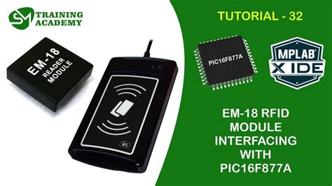 interfacing em18 rfid module with pic16f877a microcontroller youtube