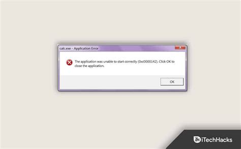 Fix 0xc0000142 Application Was Unable To Start Correctly Working