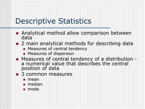 Ppt Chap 2 Introduction To Statistics Powerpoint Presentation Free