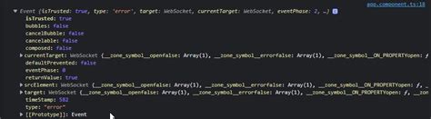 angular rxjs websocket error during websocket handshake unexpected
