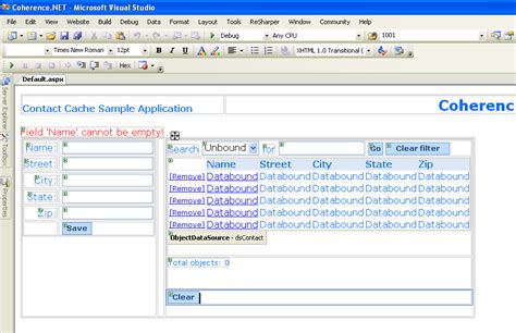 sample web application for clients