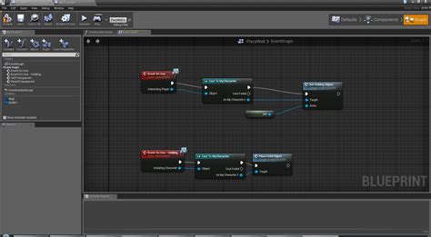 blueprint to pick up and move objects movement not replicating