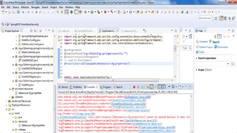java datasource cfg properties file is placed in