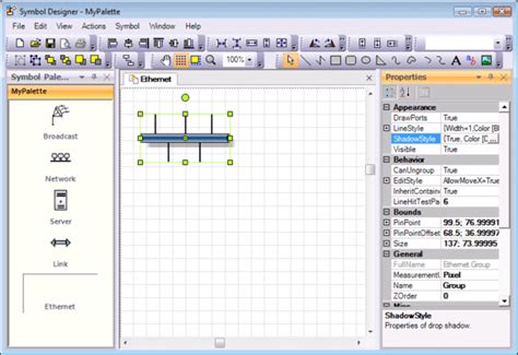 screenshot of syncfusion essential diagram for windows forms