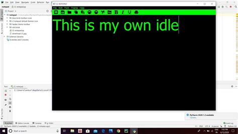make your own small idle with python idle youtube