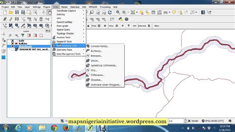 intersect geoprocessing tool in qgis youtube