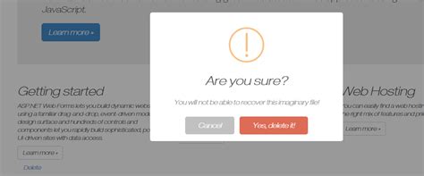 javascript how to use sweet alert to replace standard confirm dialog