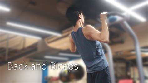 Back And Biceps Workout วันฝึกหลังและหน้าแขน Youtube