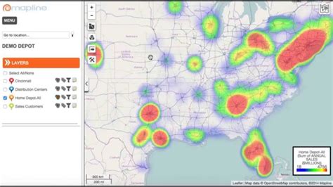 heat map excel chart