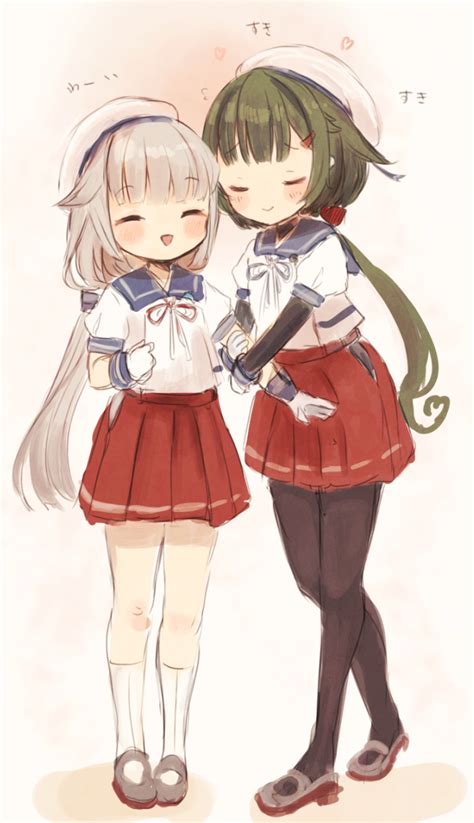 艦これ「御蔵ちゃんと能美ちゃん御蔵ちゃんより能美ちゃんのが背が高かったりすると私が幸せで」 Wss Sのイラスト