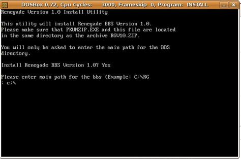 renegade bbs in ubuntu linux telnet multi node 5 steps