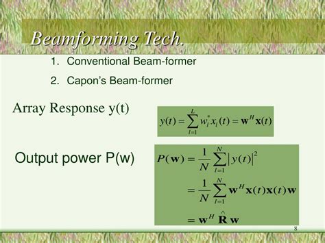 Ppt Analysis For Adaptive Doa Estimation With Robust Beamforming In