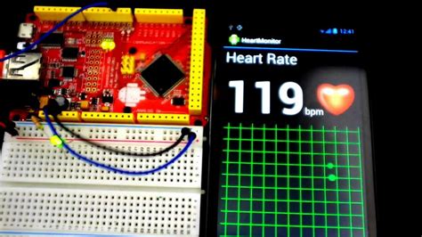 heart rate monitor using android and arduino youtube
