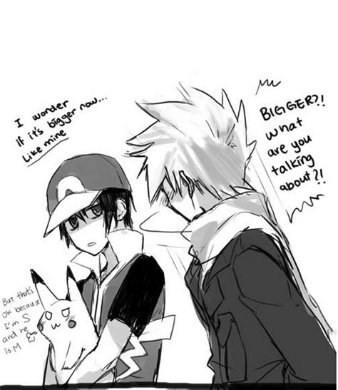 Pokemon Shonen Ai Pokemon Manga Ash X Gary Size Shonen Ai