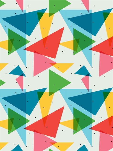 Colorful Triangle Patterns