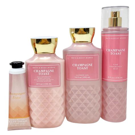 Bath And Body Works Champagne Toast T Bag Set Body