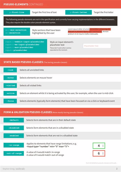 the ultimate css selectors cheatsheet 2 learn web development css