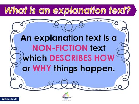 Explanation Text