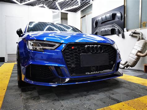 Cmst Tuning Front Bumper Carbon Fiber Lip For Audi A3 S3 56 Off