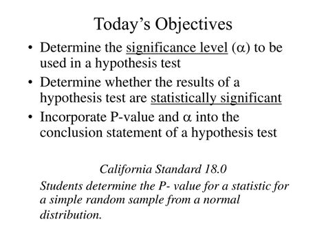 Ppt Statistical Significance And Alpha Level Powerpoint