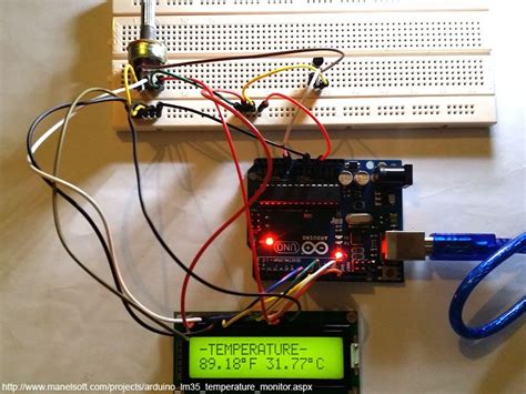 arduino lm35 temperature monitor arduino monitor temperatures
