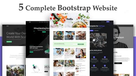 5 responsive website tutorial using html css and bootstrap step by step